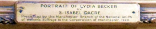 PORTRAIT OF LYDIA BECKER, by Susan Isabel Dacre. – ANNIE LOUISA ...